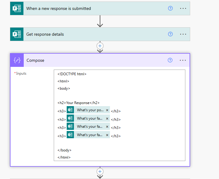 Convert Individual Microsoft Form Response to PDF and then send PDF to ...