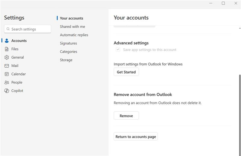 I can't find the option to log out of my Outlook Email so I can resign ...