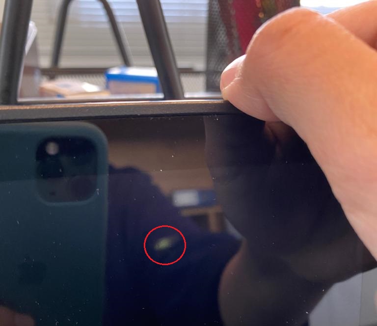 Weird stain on Surface's screen - Microsoft Q&A