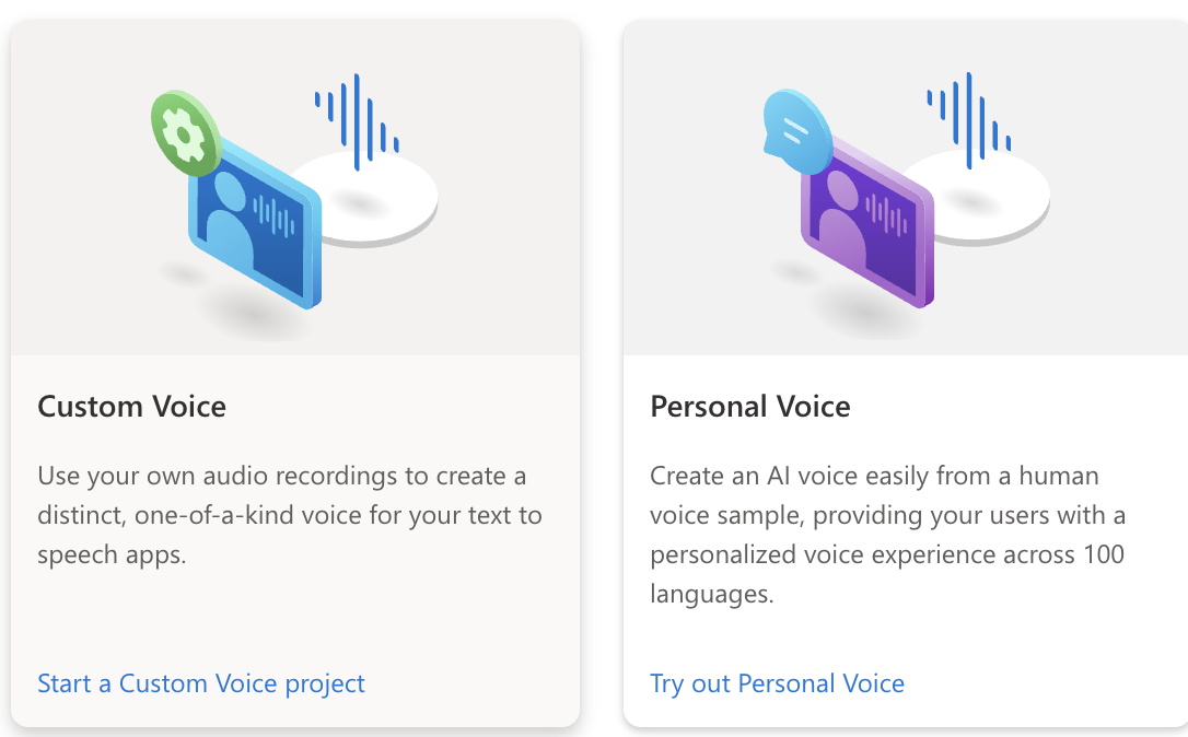 Confused on custom neural voice docs - Microsoft Q&A