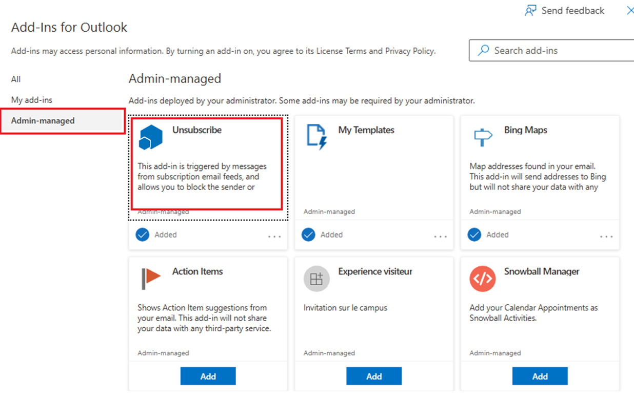 Emails with Unsubscribe link get Unsubscribe button - Microsoft Q&A