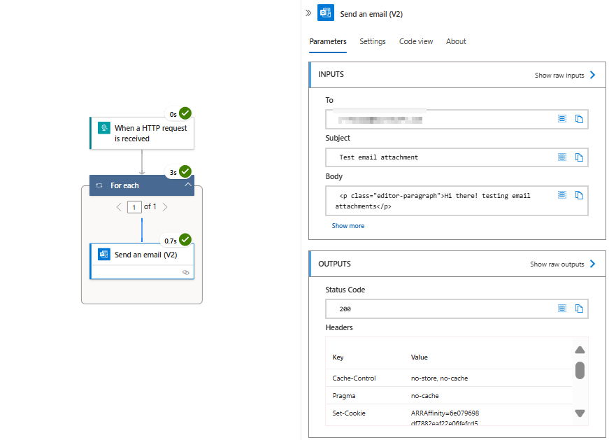 Azure Logic App Send Email And Csv Or Excel Attachment Microsoft Qanda