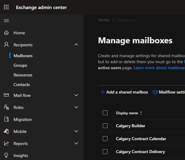 I accidently deleted a shared mailboxes used for calendar. Can I recover it? - Microsoft Q&A