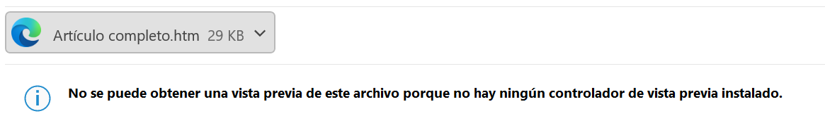 How to resolve "no previewer available" for html mail attachments ...