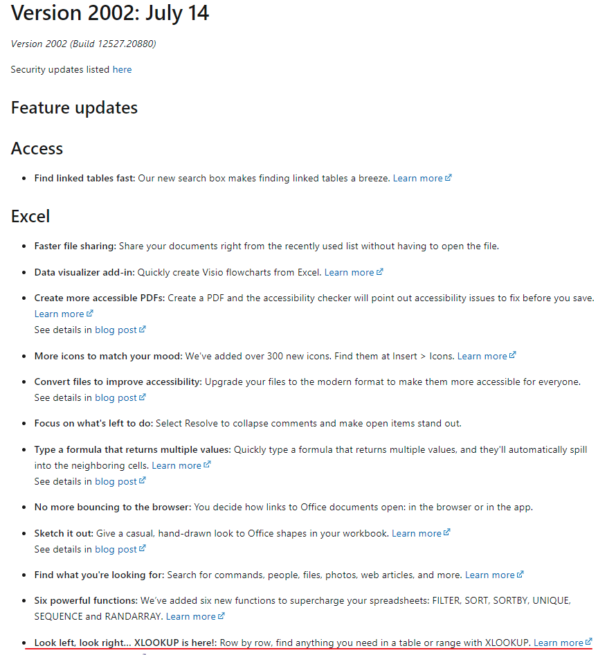 XLOOKUP not available on my version of Excel - Microsoft Q&A