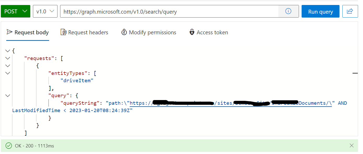 How to search by last modified data and time to fetch recently modified records. Results should ...