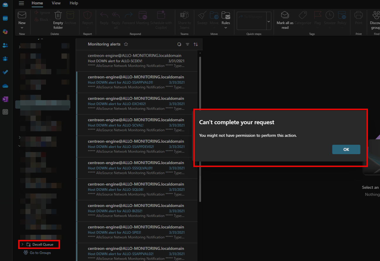 Opening mailbox in old Outlook but not new Outlook - Microsoft Q&A