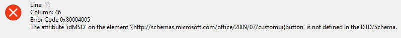 Custom Ribbon Load Error - Microsoft Q&A