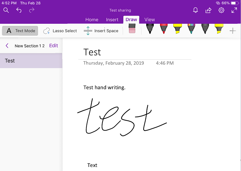 OneNote Incorrectly Syncing Handwritten Notes - Microsoft Q&A