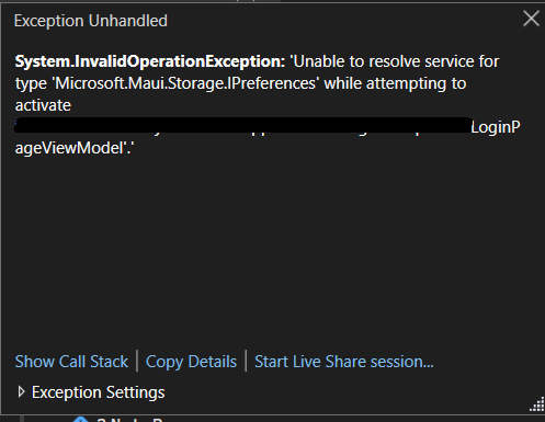 Unit Test has errors with Shell, Preferences, SecureStorage - Microsoft Q&A