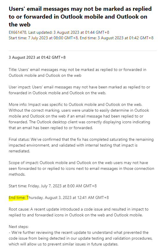 Replied to/Forwarded Icons No Longer Appear on emails left in the inbox ...