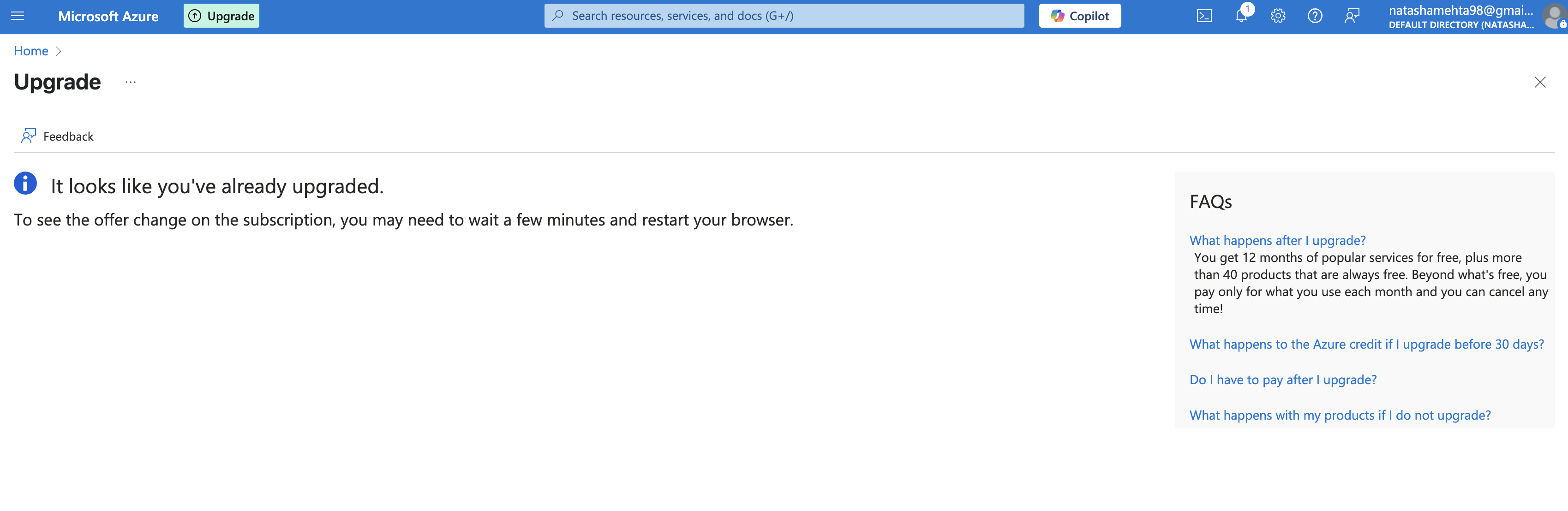 Can't create databricks cluster with pay as you go - Microsoft Q&A