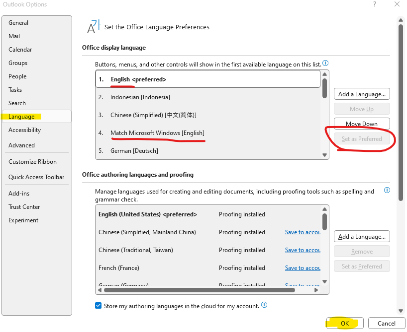 how do i change the language setting back to english if i cant read the ...