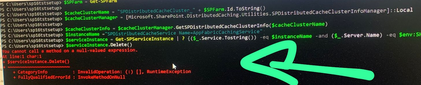Distributed cache service coming up with Null value when trying to provisioning. - Microsoft Q&A