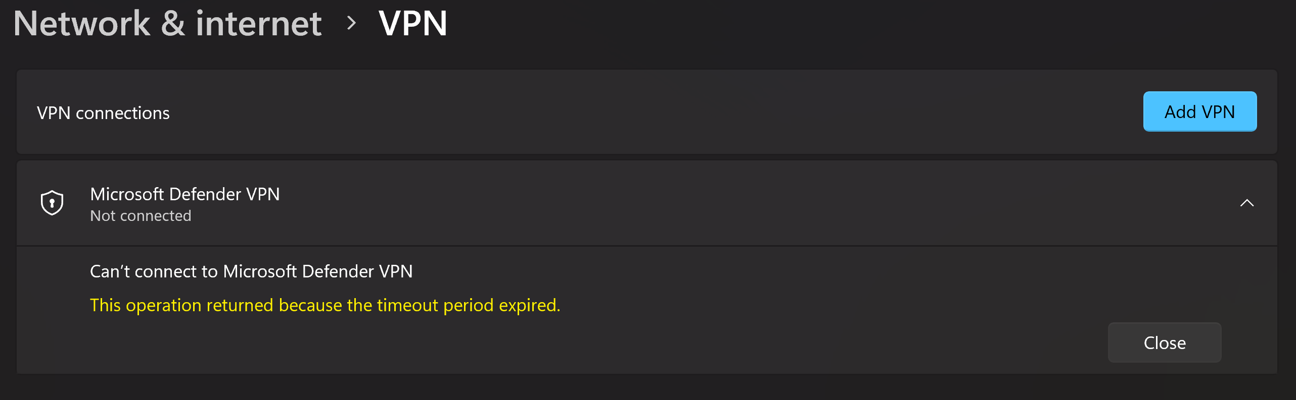 How do I turn on Microsoft Defender VPN on my Windows 11 laptop? - Microsoft Q&A
