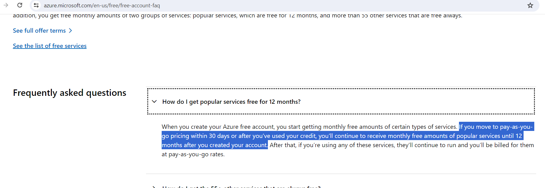 cannot test blob storage after 30 days? - Microsoft Q&A