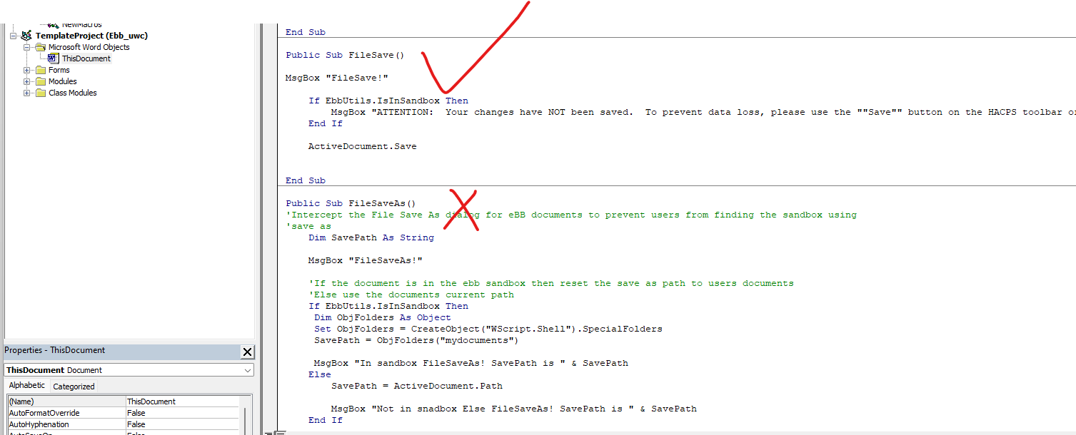 How to catch Word file->Save as event in VBA - Microsoft Q&A