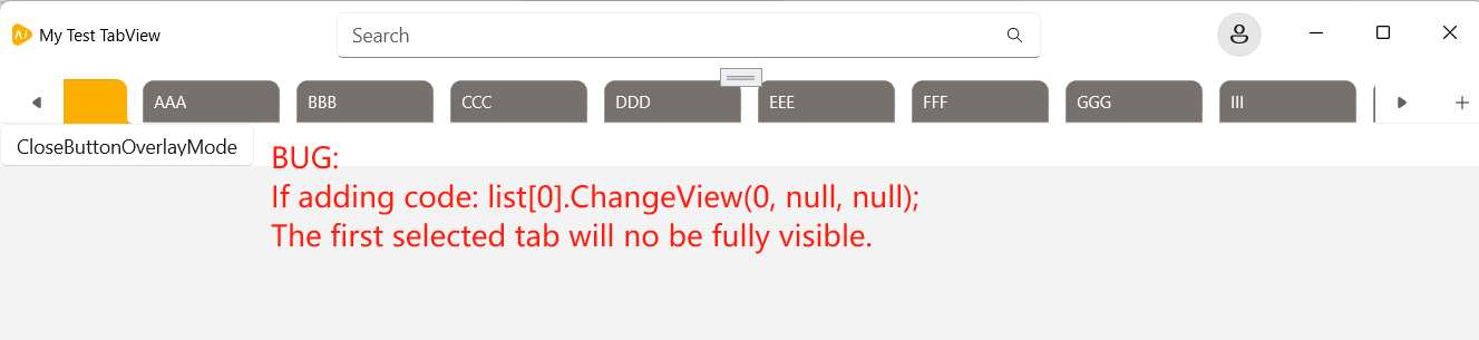 How To Scroll In The Tabs Area In Tabview In Winui3 By Using Code Microsoft Qanda