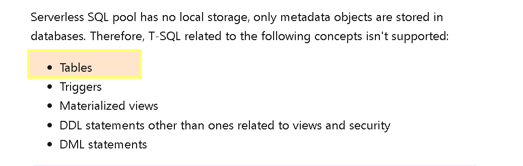 How to write a data from notebook to serverless SQL pool? - Microsoft Q&A
