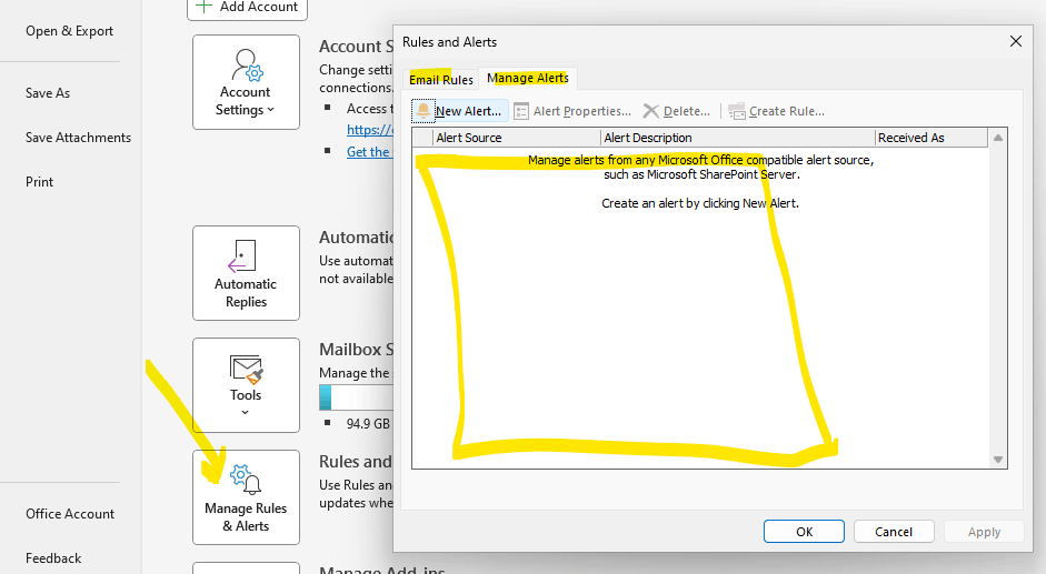 Mails coming from servicenow getting deleted automatically in outlook ...