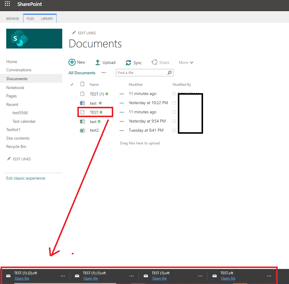 .oft files do not open in outlook when tried to open from SharePoint ...