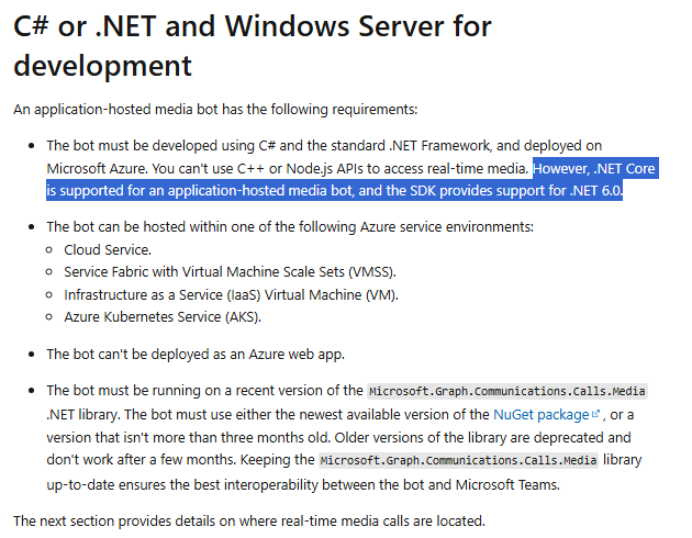 Development of MS-Teams compliance recording bot with .net core(5 ...
