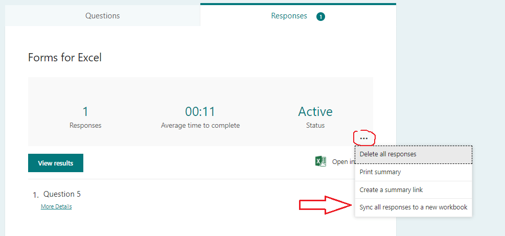 'Forms for Excel' - Questions deleted from Form are still showing in ...