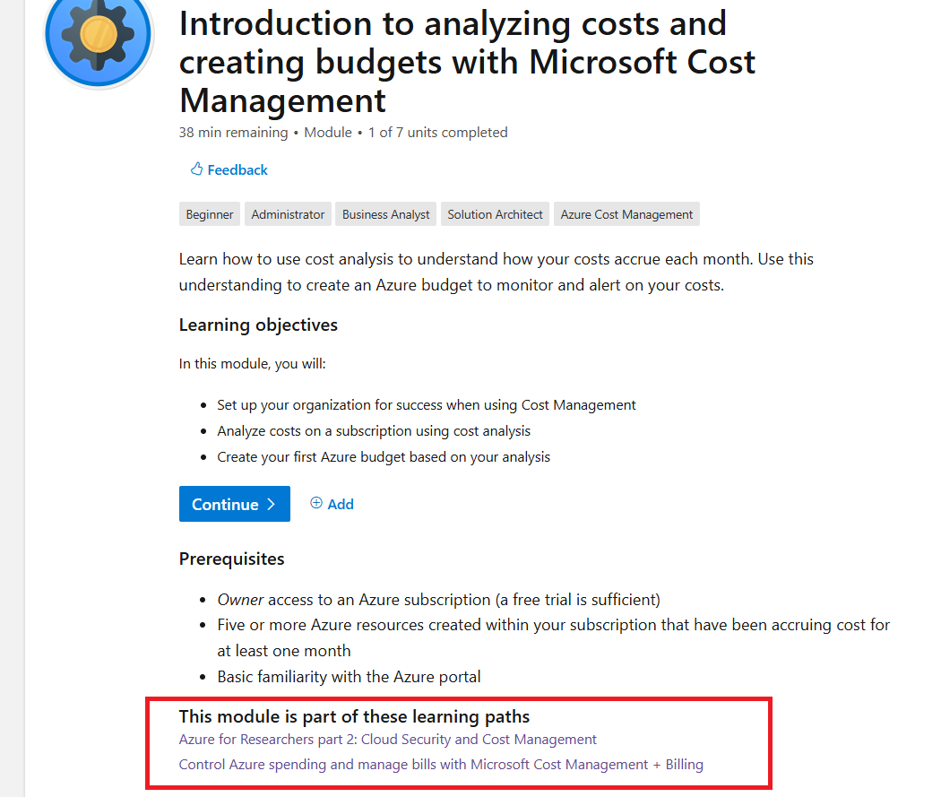 How to know on which Learning path I am right now? - Microsoft Q&A