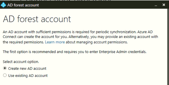 Azure AD Connect with Resource Forest - Microsoft Q&A