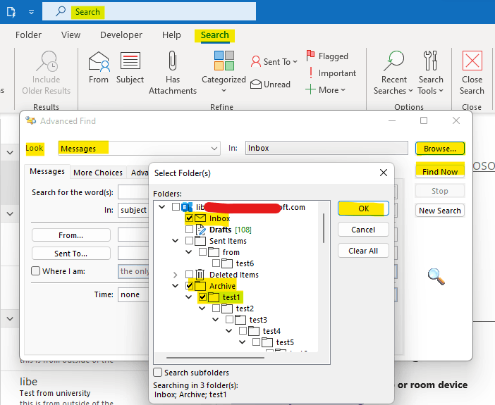Outlook Folder Pane Directory and search tool - Microsoft Q&A