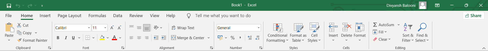 Excel 2016 ribbon error - Microsoft Q&A