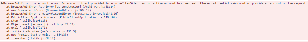 getAllAccounts return empty array - Cache problem MSAL instance in ... getAllAccounts return empty array - Cache problem MSAL instance in ...