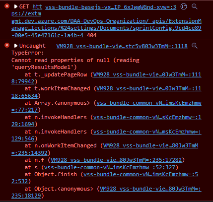 Error when accessing user story within a sprint - Microsoft Q&A