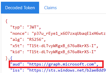 Accessing other app registries with an Azure Access Token - Microsoft Q&A