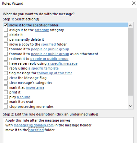 How can I create a rule to move all emails "Received for XXX" to a ...