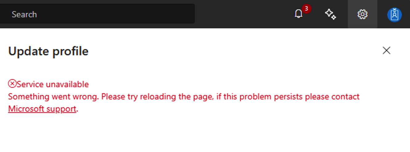 How do I solve "Something went wrong. Please try reloading the page, if ...