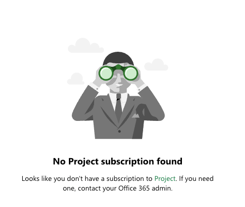 Issue accessing my MS Project subscription - Microsoft Q&A