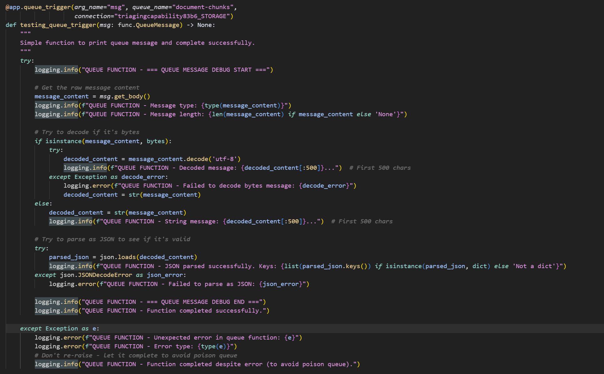 How to fix an Azure Queue triggered function that cannot pull a queue ... How to fix an Azure Queue triggered function that cannot pull a queue ...