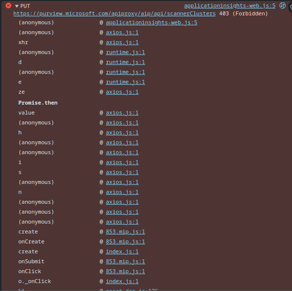 Microsoft Purview Error When Create Information Protection Scanner Cluster Microsoft Qanda 