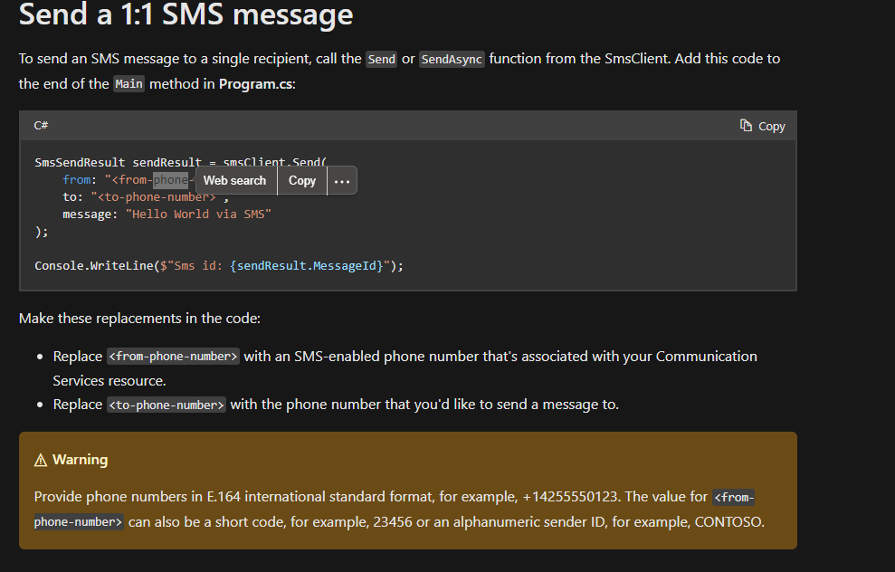 How to find Alphanumeric sender ID in Azure Communication Services ...