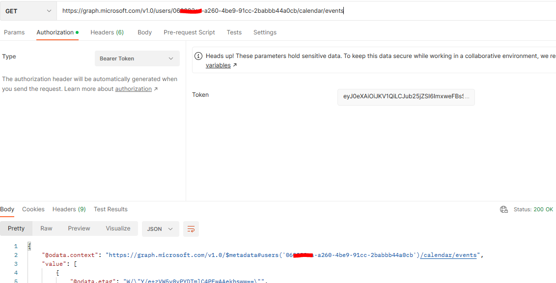 Get event using Microsoft Graph: ErrorAccessDenied - Microsoft Q&A