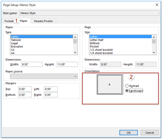 Outlook cannot print in Landscape - I have to transfer the e-mail to ...