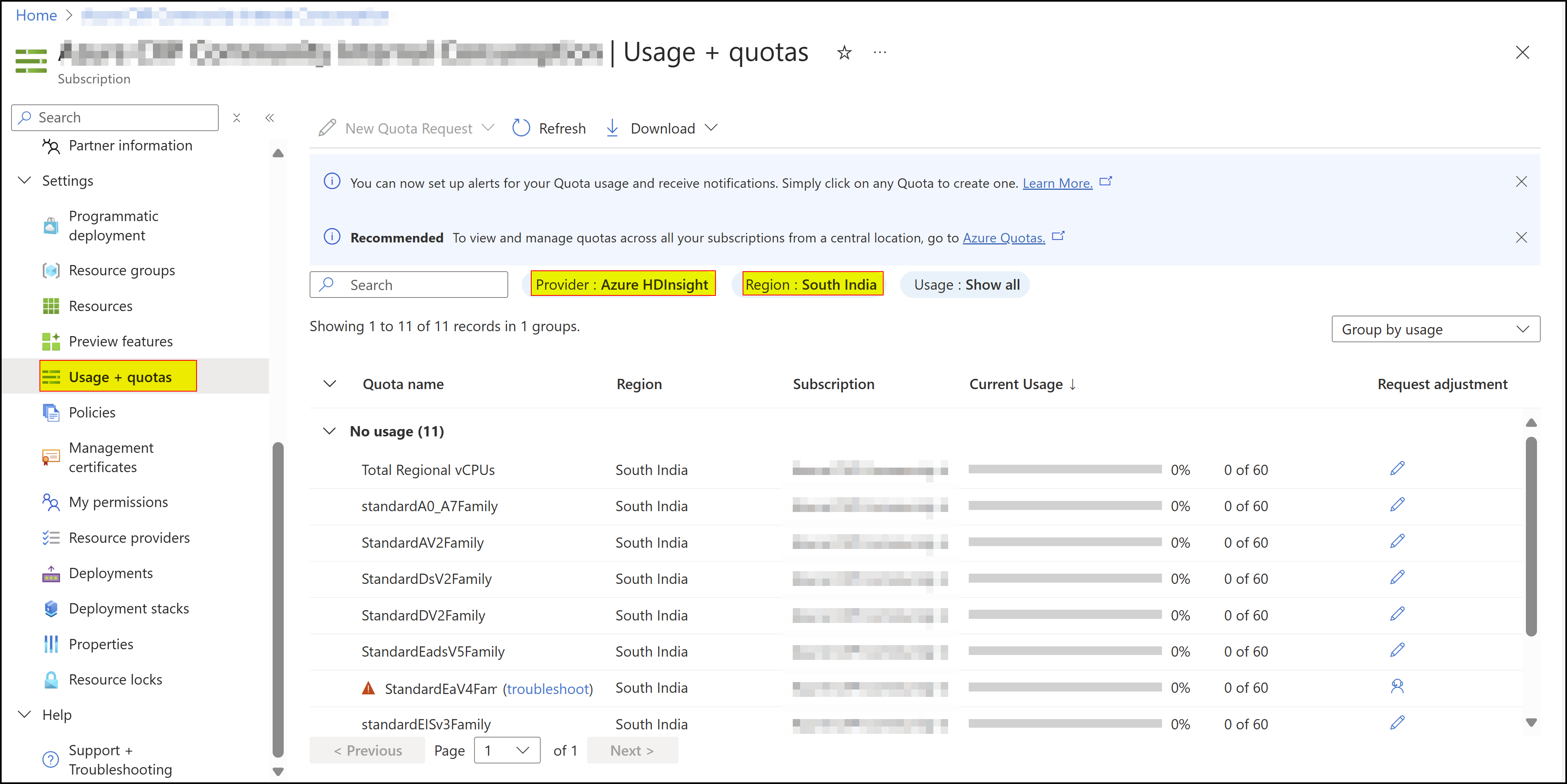 HDInsight Version 3.6 is Deprecated,User SubscriptionId 'XXX' does not ... HDInsight Version 3.6 is Deprecated,User SubscriptionId 'XXX' does not ...