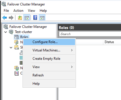 Configuring Hyper-V VM as a Cluster Role Without Shared Storage in a Failover Cluster ...