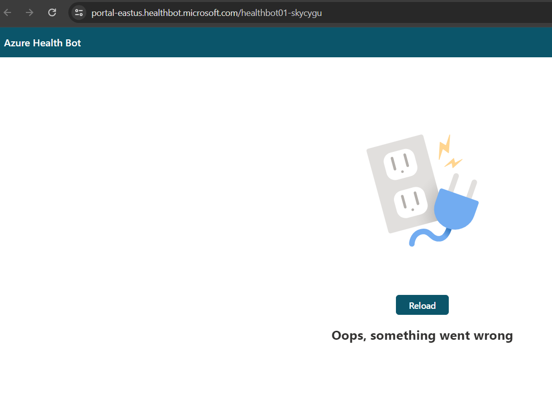Azure health bot unavailable - Microsoft Q&A