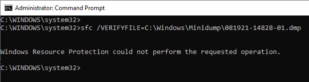 Unable to change permissions for a minidump file. - Microsoft Q&A