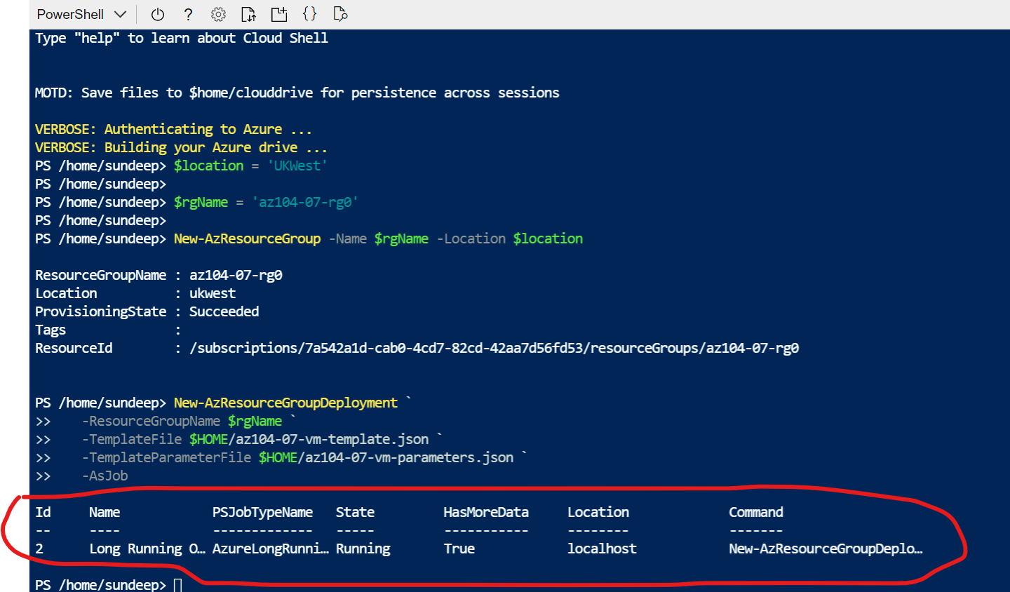 New Azresourcegroupdeployment Not Working Microsoft Qanda