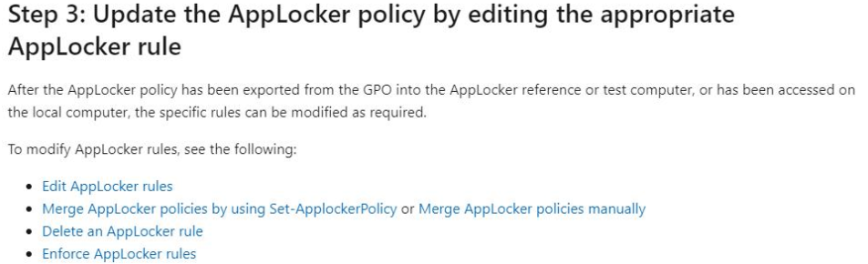 Applocker rules not applied on Windows 10 - Microsoft Q&A