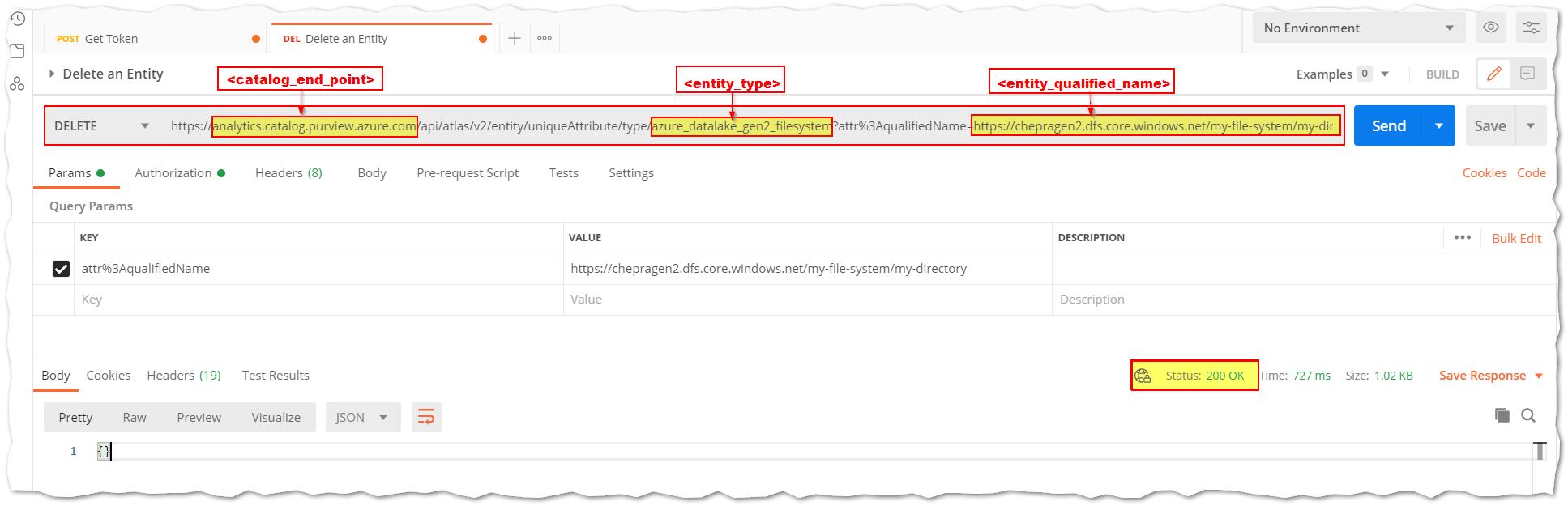 Delete An Asset In Purview Using Rest Api Microsoft Qanda