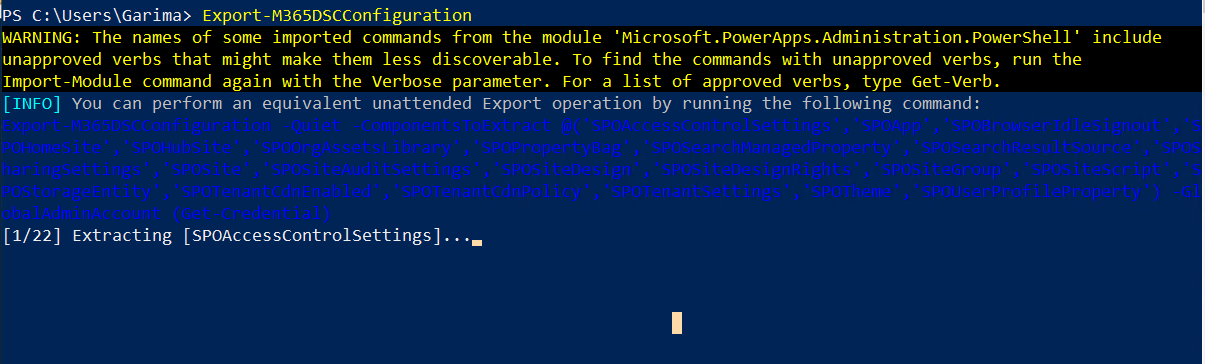 MicrosoftDSC module stuck at Extracting settings.. - Microsoft Q&A